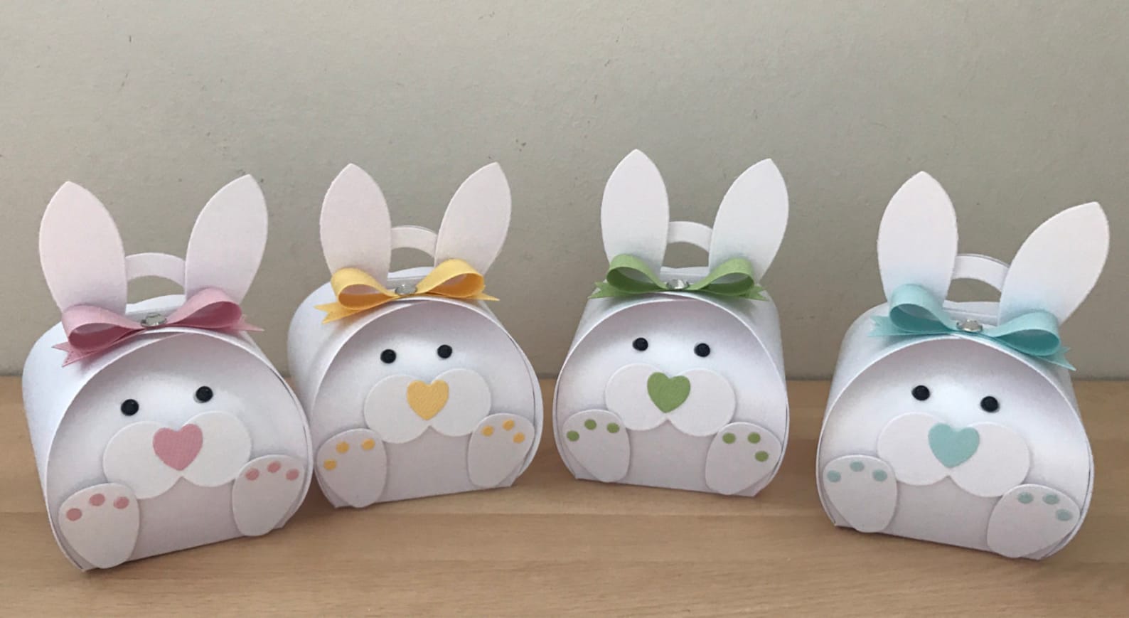 Easter Basket Bunny Gift Box Easter Favour Easter - Etsy