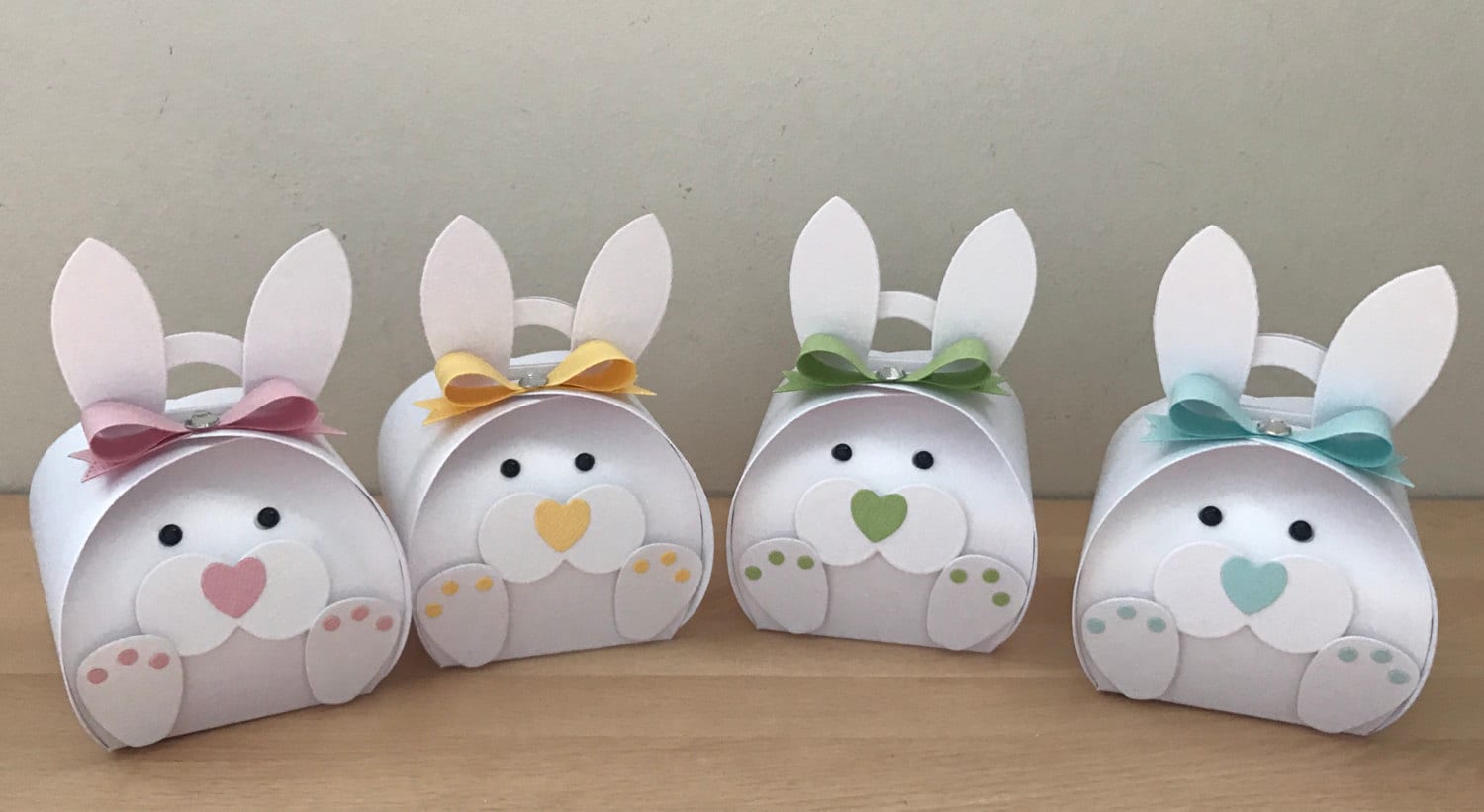 Easter Basket Bunny Gift Box Easter Favour Easter | Etsy