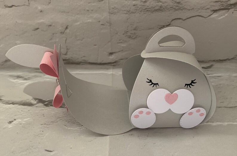 Easter Basket Bunny Gift Box Easter Favour Easter | Etsy