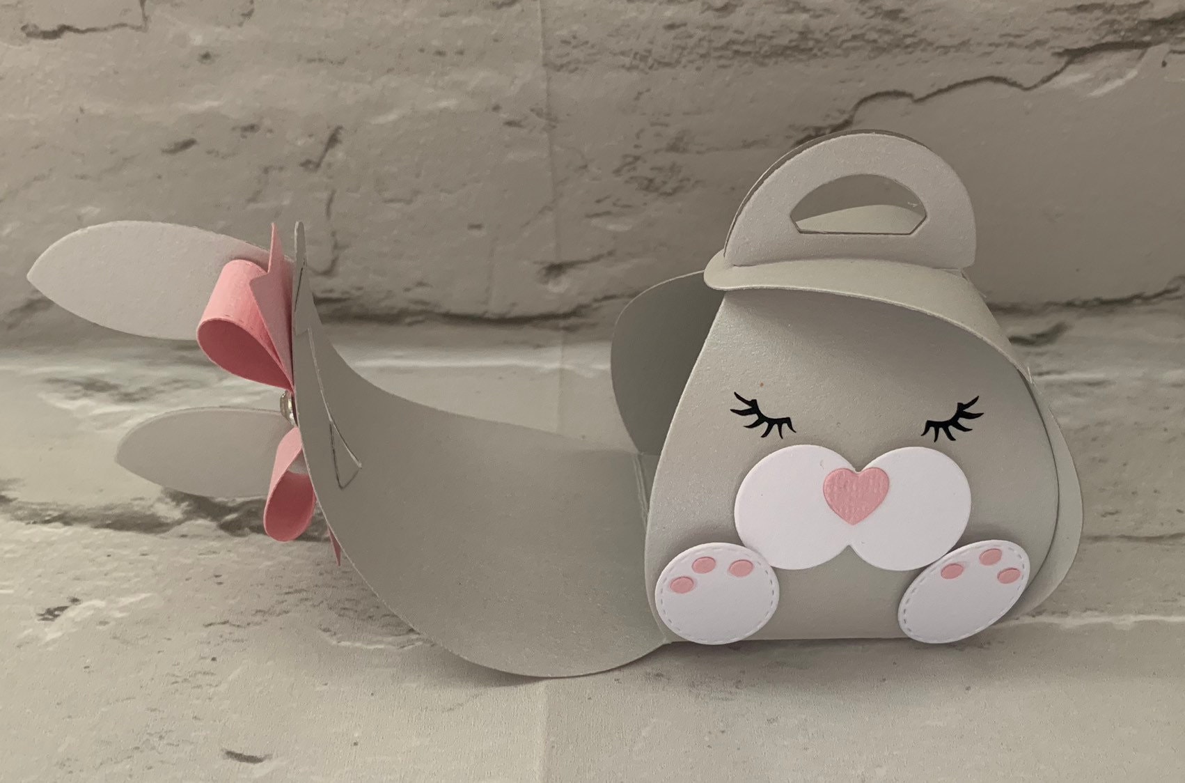 Easter Basket Bunny Gift Box Easter Favour Easter - Etsy UK