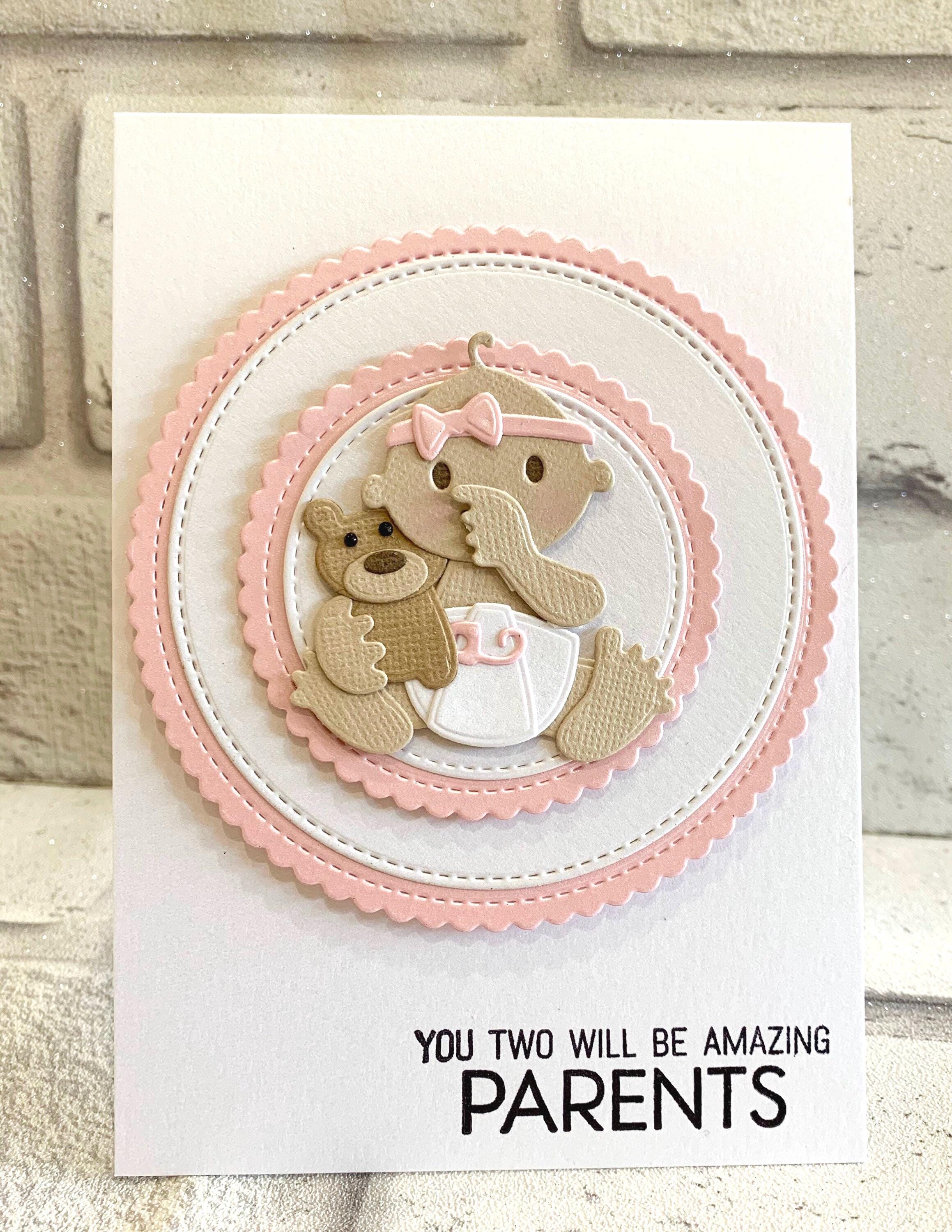 New Baby Card, It’s a Girl Card, It’s a Boy Card, Birth Announcement ...