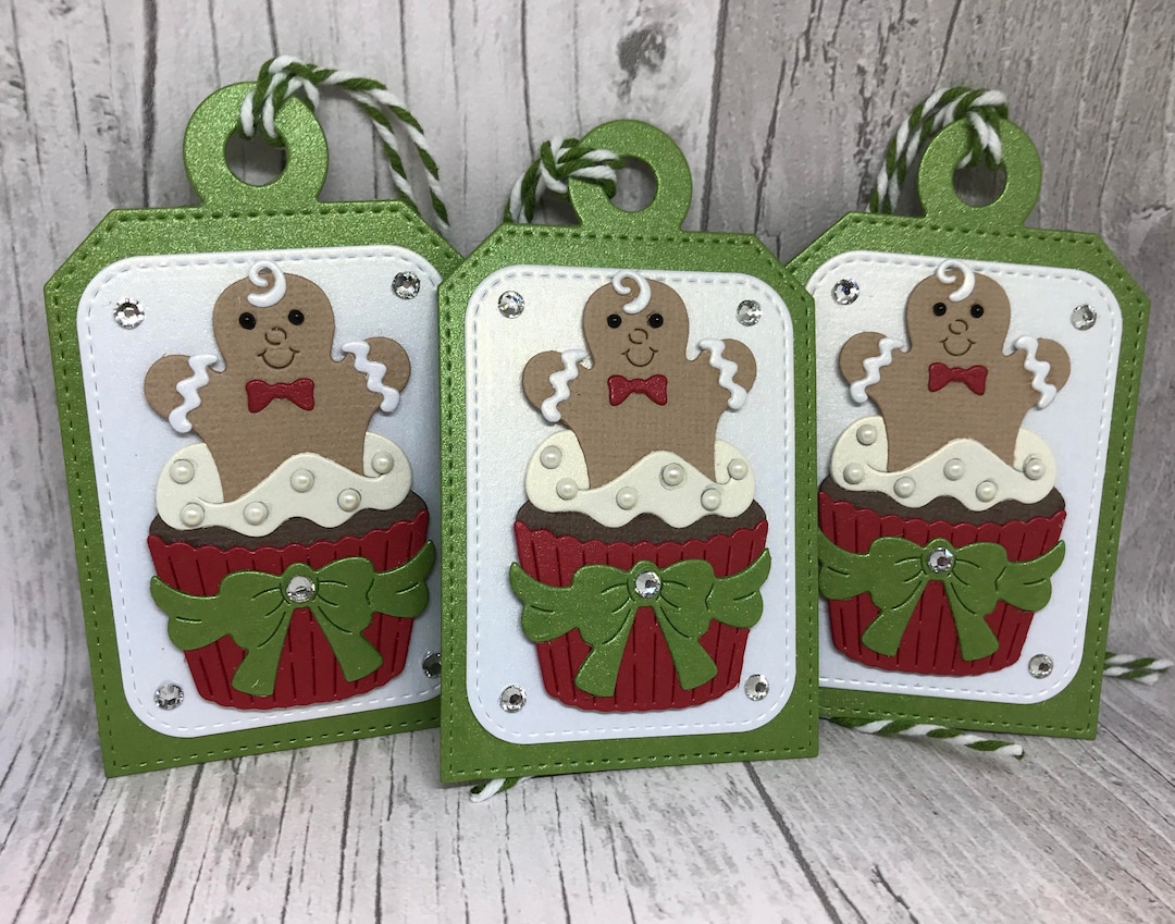 Christmas Gift Tags, Gingerbread Gift Tags, Holiday Gift Tags, Present ...