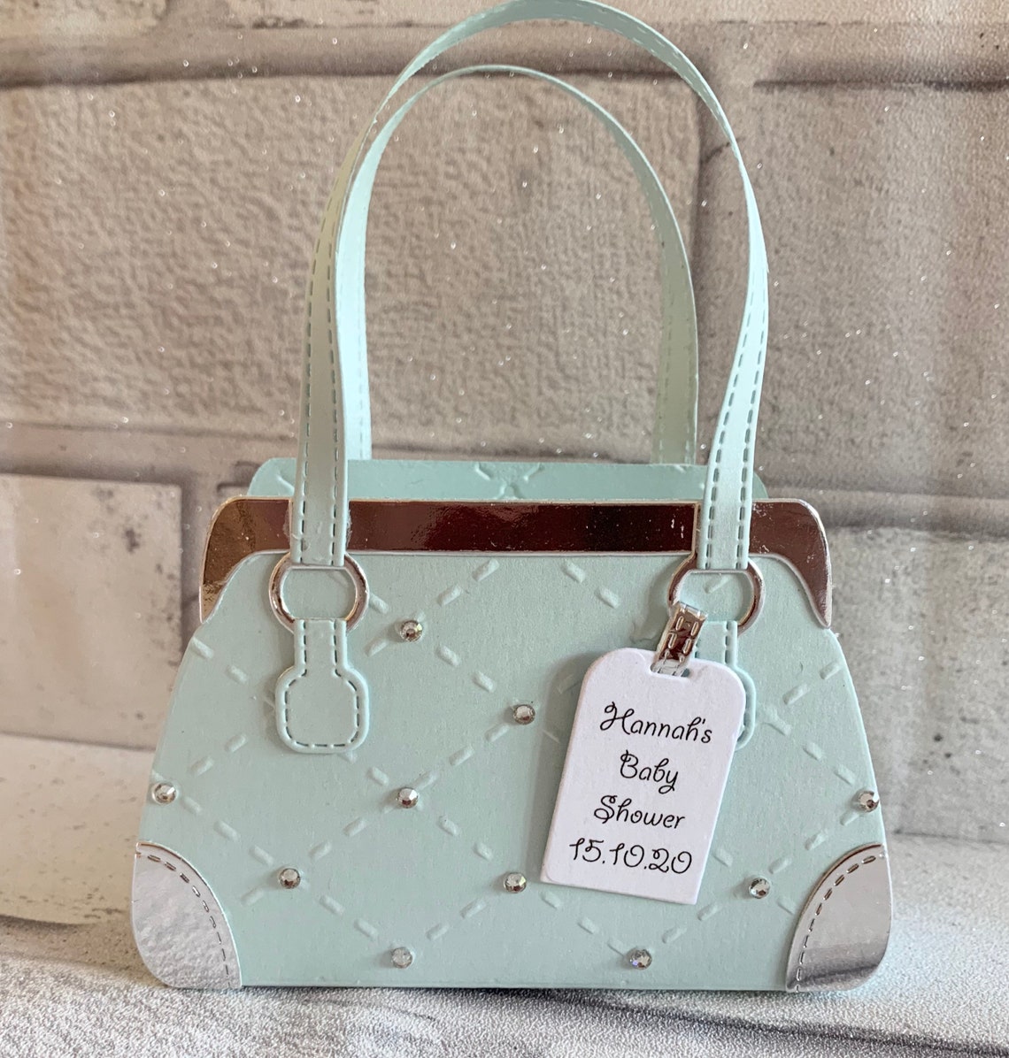 Baby Shower Favour, Baby Shower Gift Bag, Baby Shower, Purse Baby ...