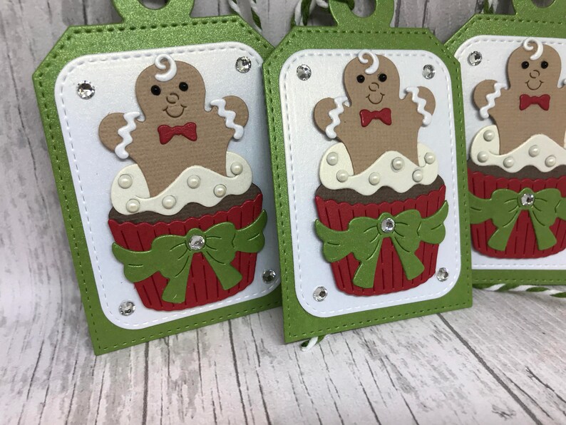 Christmas Gift Tags Gingerbread Gift Tags Holiday Gift Tags | Etsy