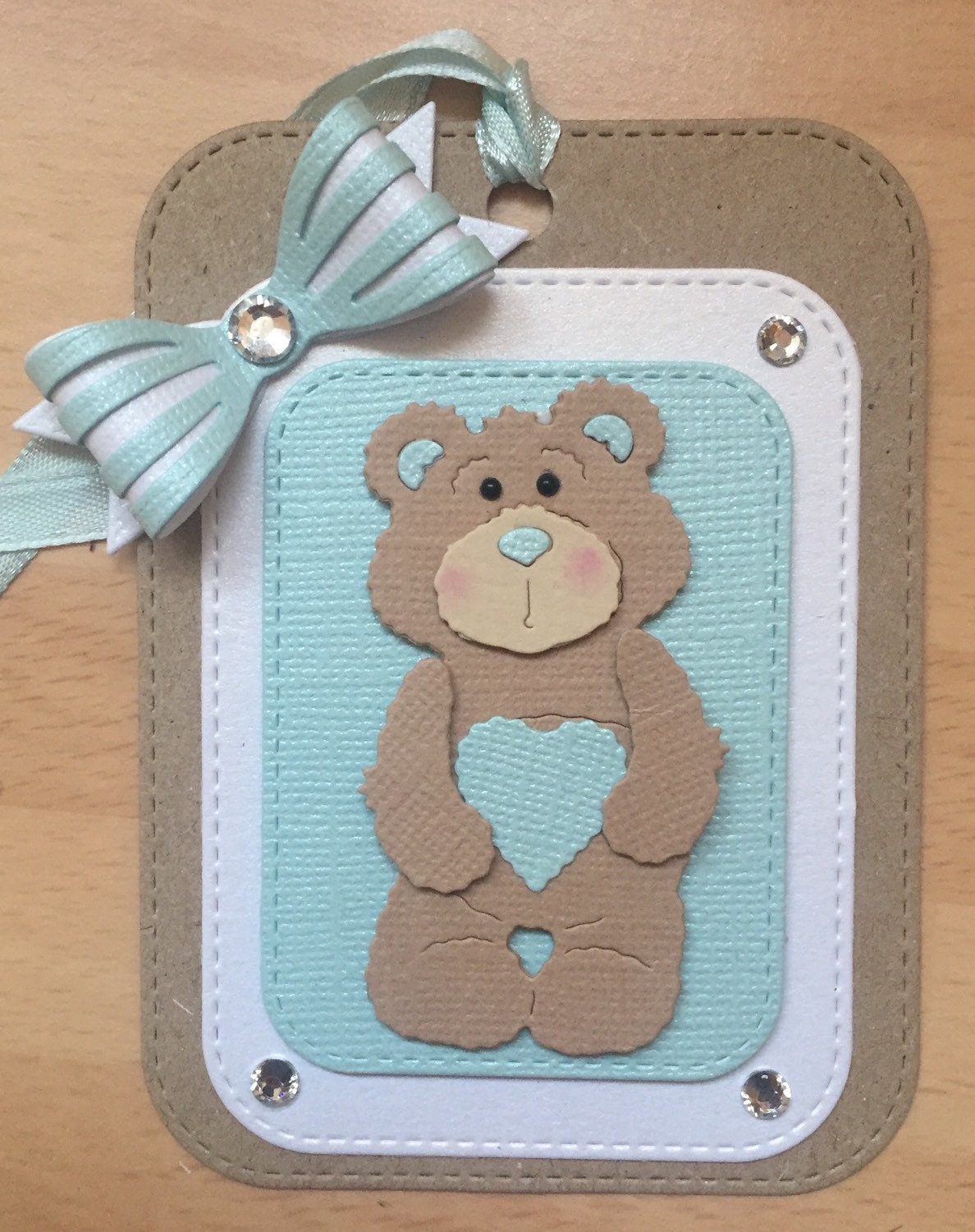 Teddy Bear Gift Tags New Baby Gift tags Baby Shower Gift | Etsy
