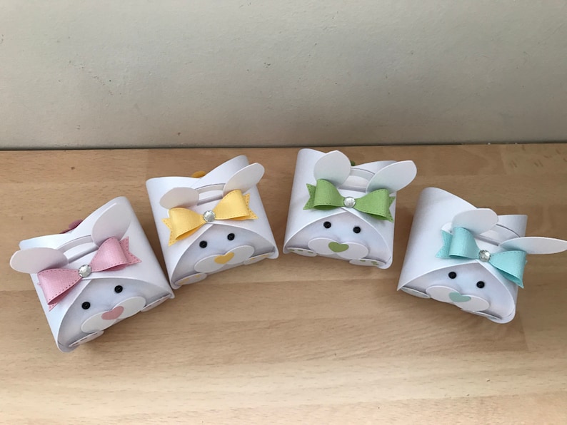 Easter Basket Bunny Gift Box Easter Favour Easter - Etsy
