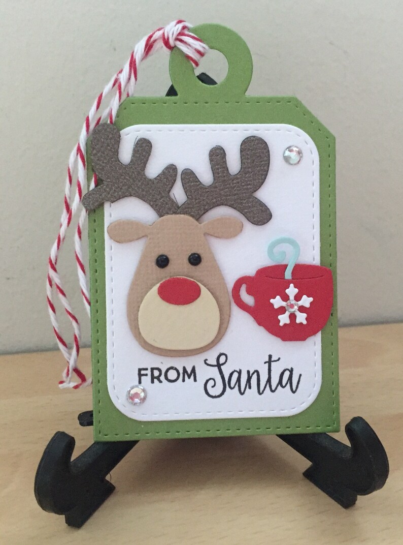 Christmas Gift Tags Reindeer Gift Tags Holiday Gift Tags - Etsy UK