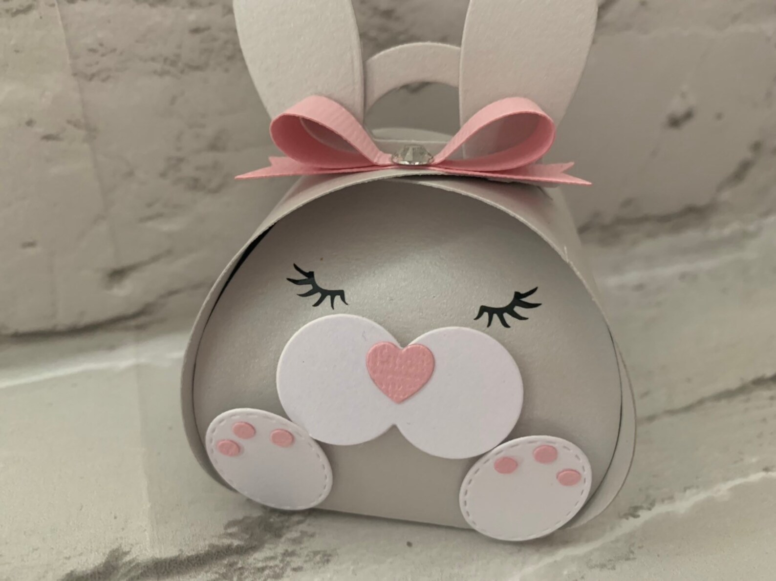 Easter Basket Bunny Gift Box Easter Favour Easter | Etsy UK