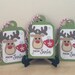 Christmas Gift Tags, Reindeer Gift Tags, Holiday Gift Tags, Present ...