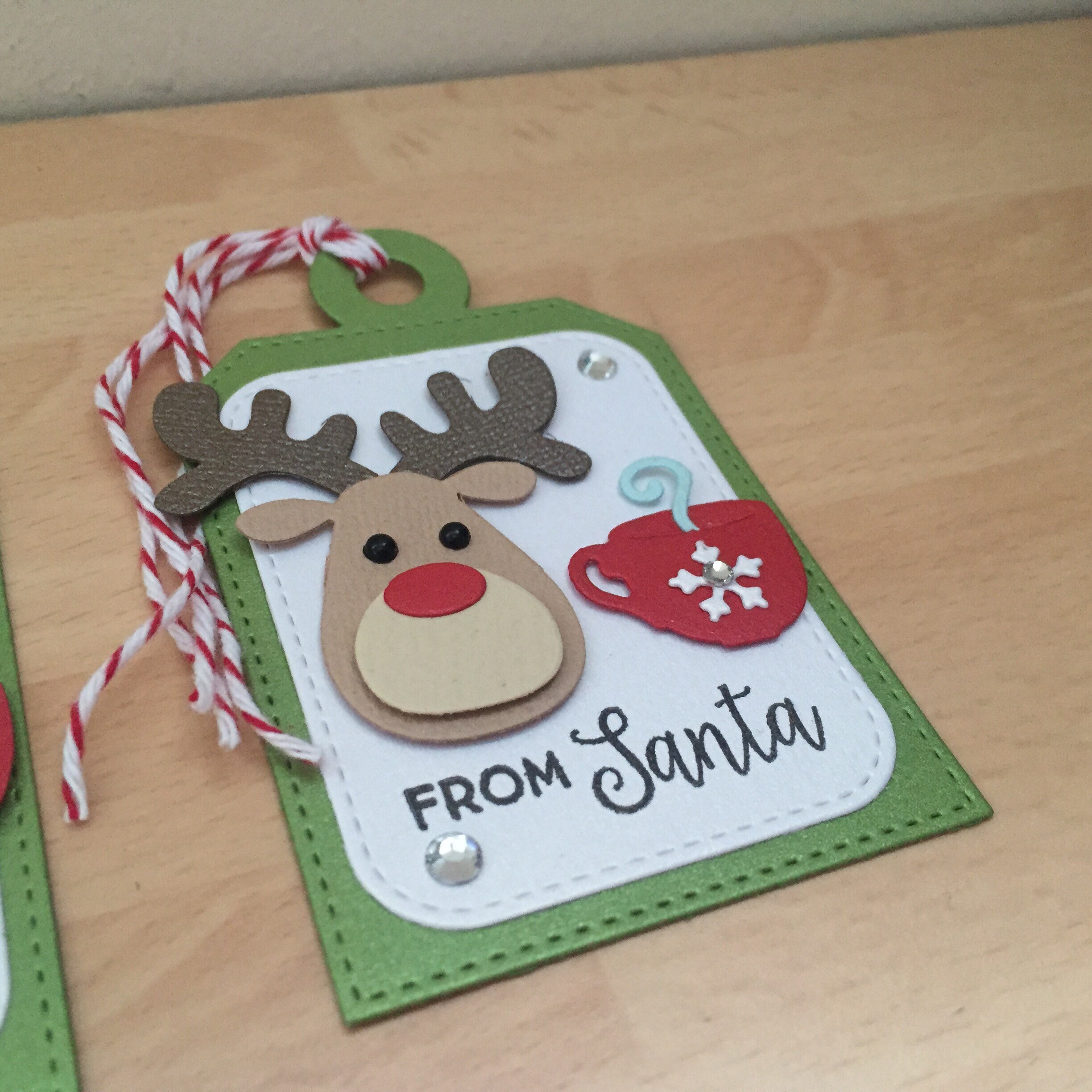 Christmas Gift Tags, Reindeer Gift Tags, Holiday Gift Tags, Present ...
