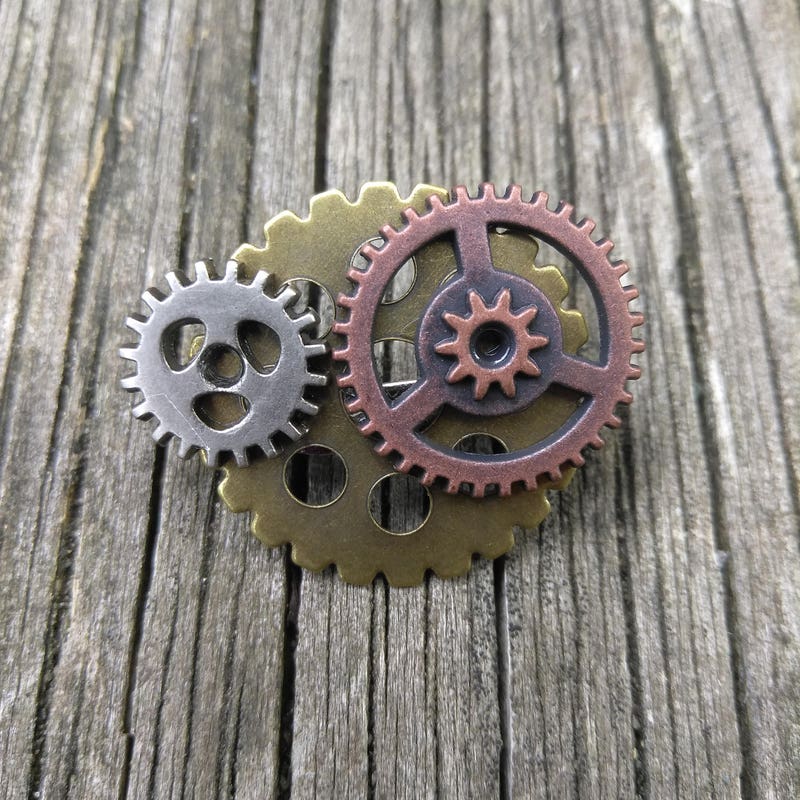 Steampunk Brooch - Etsy