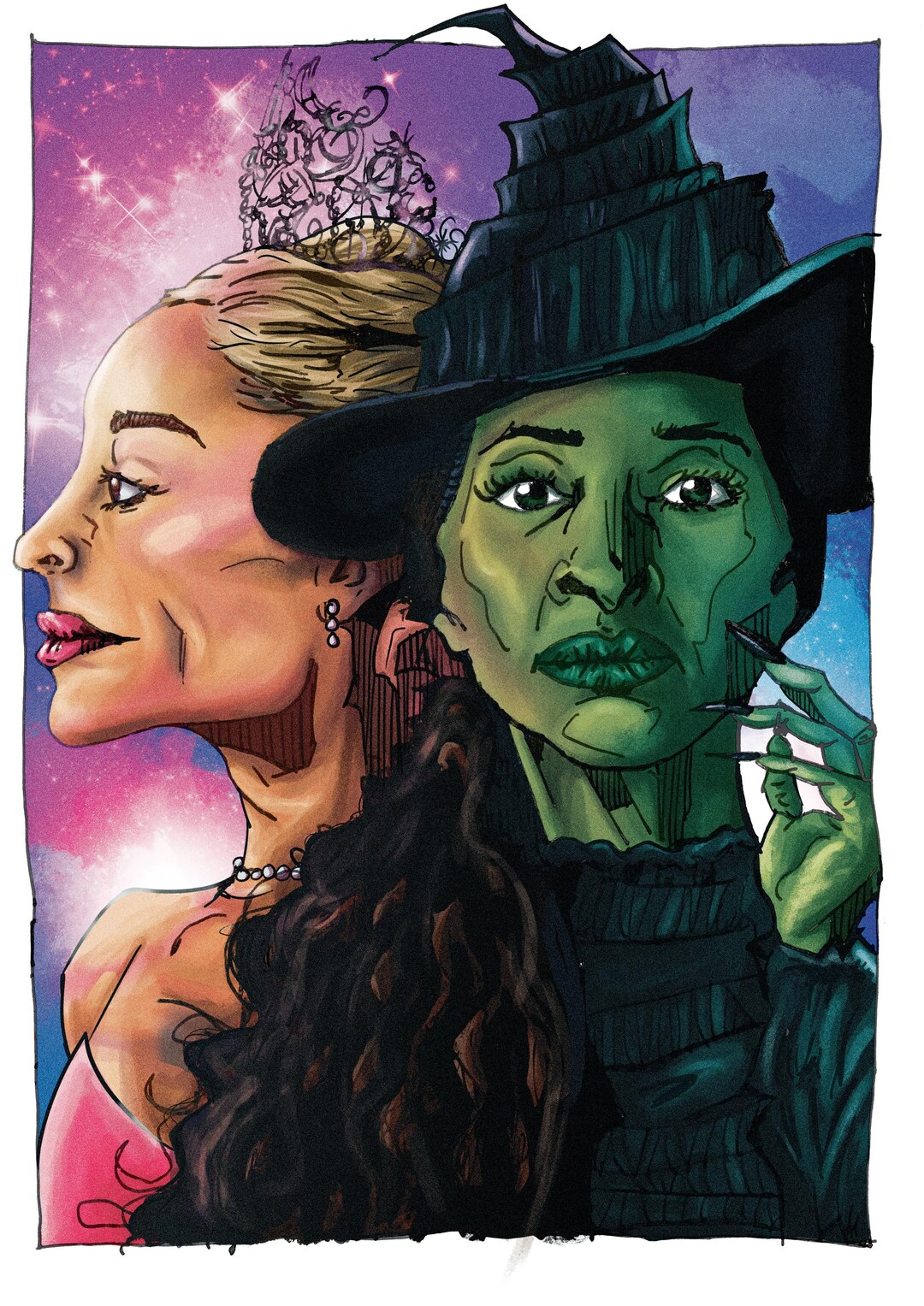Wicked - Movie Poster - 240gsm Phot Gloss Paper Signed Print by Artist ...