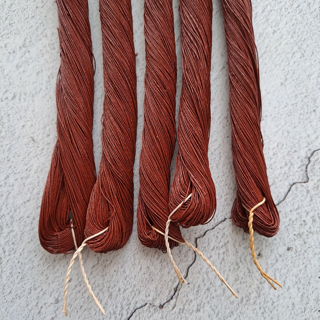 Rare Vintage Japanese Urushi Lacquer Obi Thread Red Rust Oxblood ...