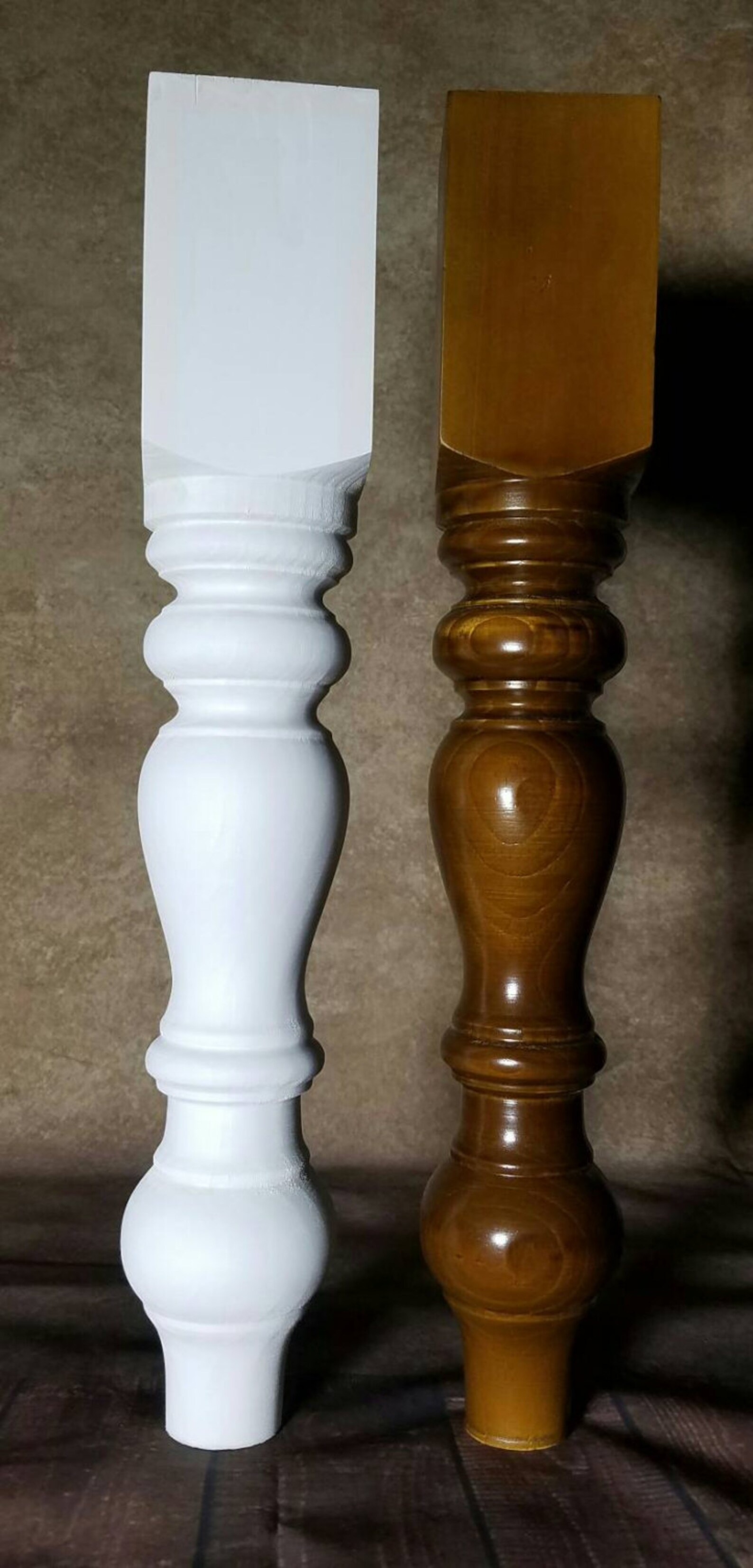 Set of Four Knotty Pine Bench Legs 18"x3" Unfinished Furniture Eastern ...