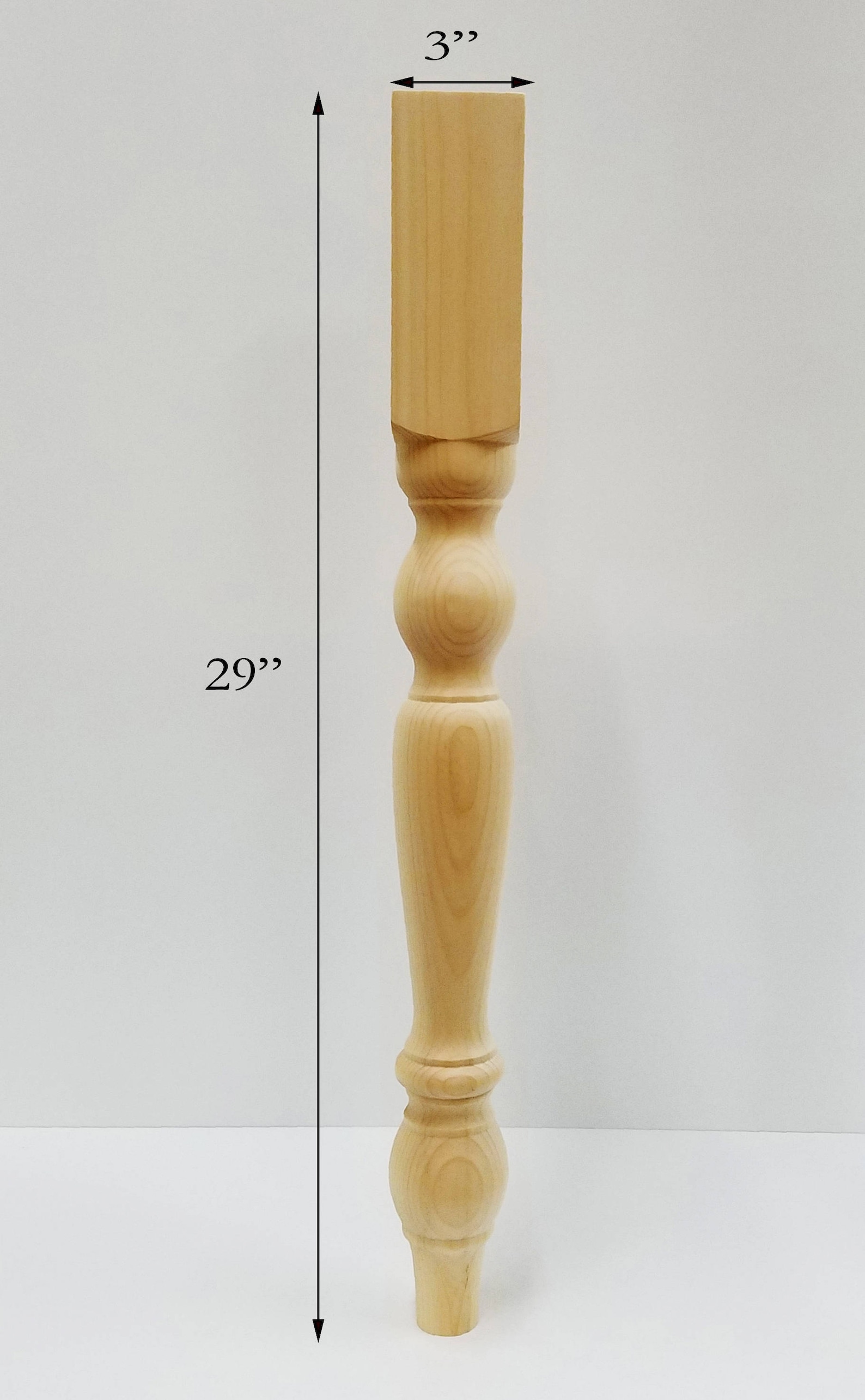 Farmhouse Dining Table Legs Wood Legs. Set of 4 Hand Made - Etsy