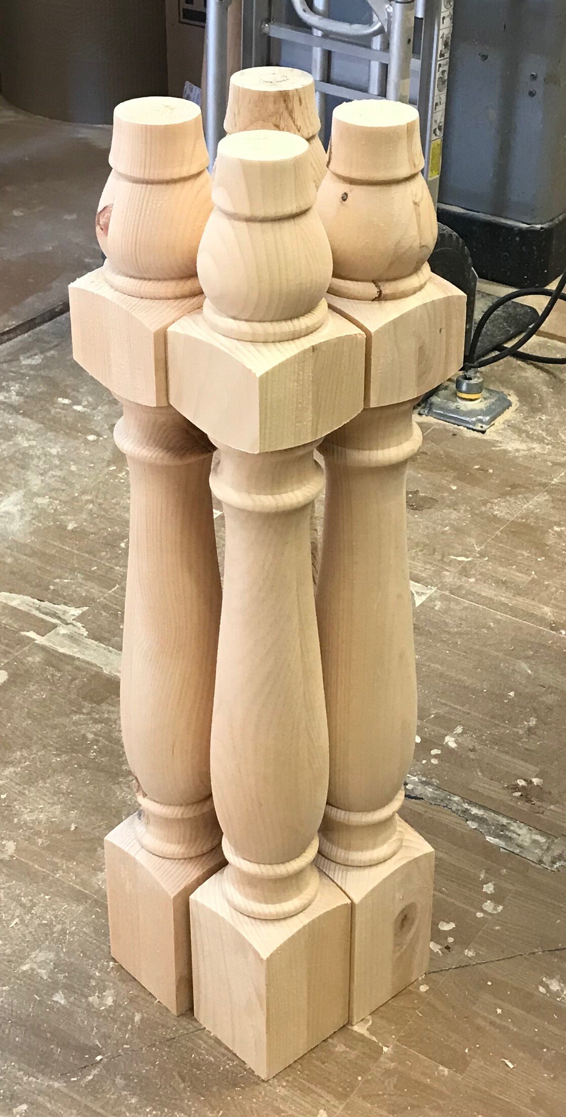 29" X 3.5" Knotty Pine Table Legs - Etsy