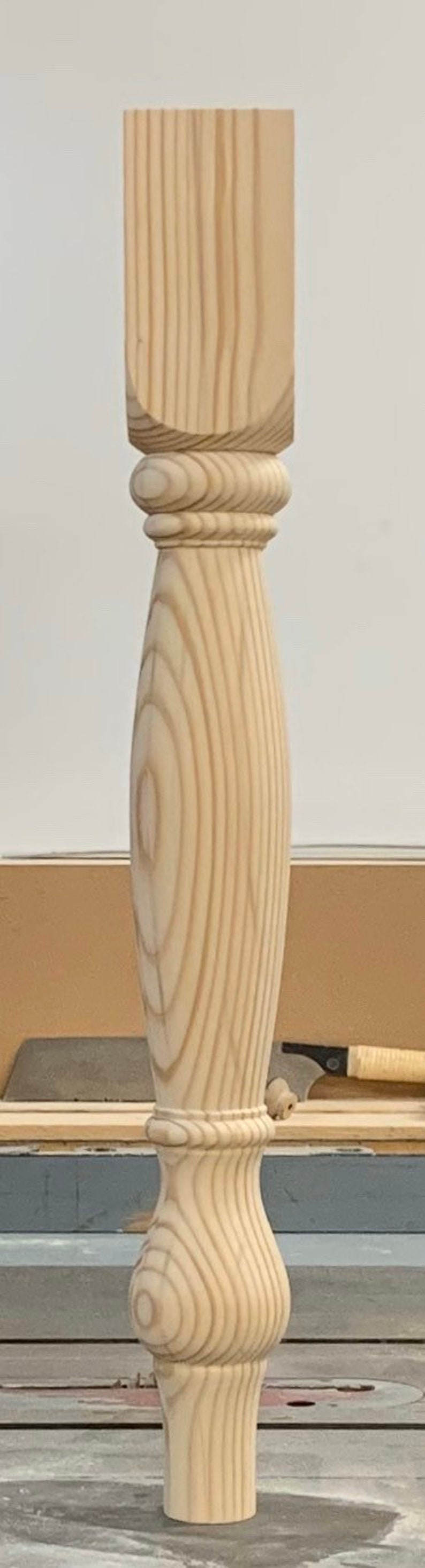 Set 4 Unfinished Solid Knotty Pine Dining Table Legs 29 | Etsy