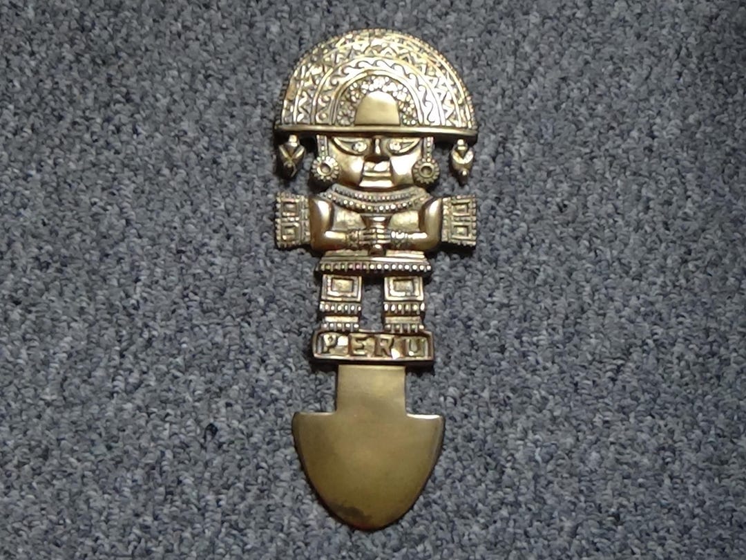 Peruvian Tumi Idol Designed Vintage Wall Hanging Decoration Made of ...