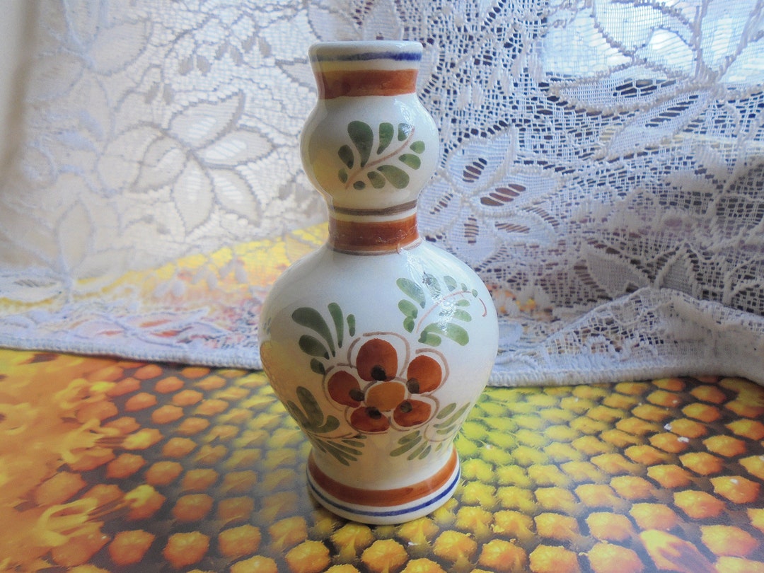 Dutch Delft Knobbly Mini Vase Hand Painted Dutch Traditional Flower ...