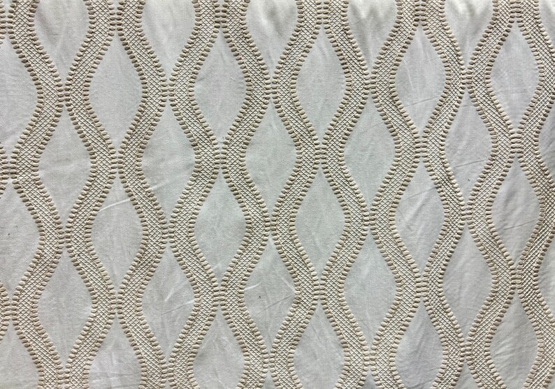 Cleo Ivory - Embroidery Fabric - Drapery Fabric - Fabric by the Yard - Etsy