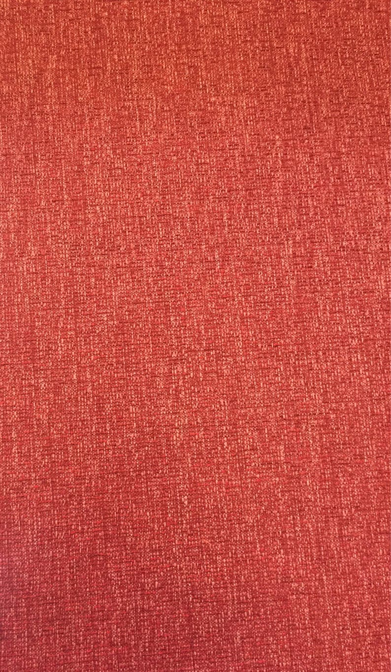 Solid Red Crypton Upholstery Fabric by The Yard | Etsy