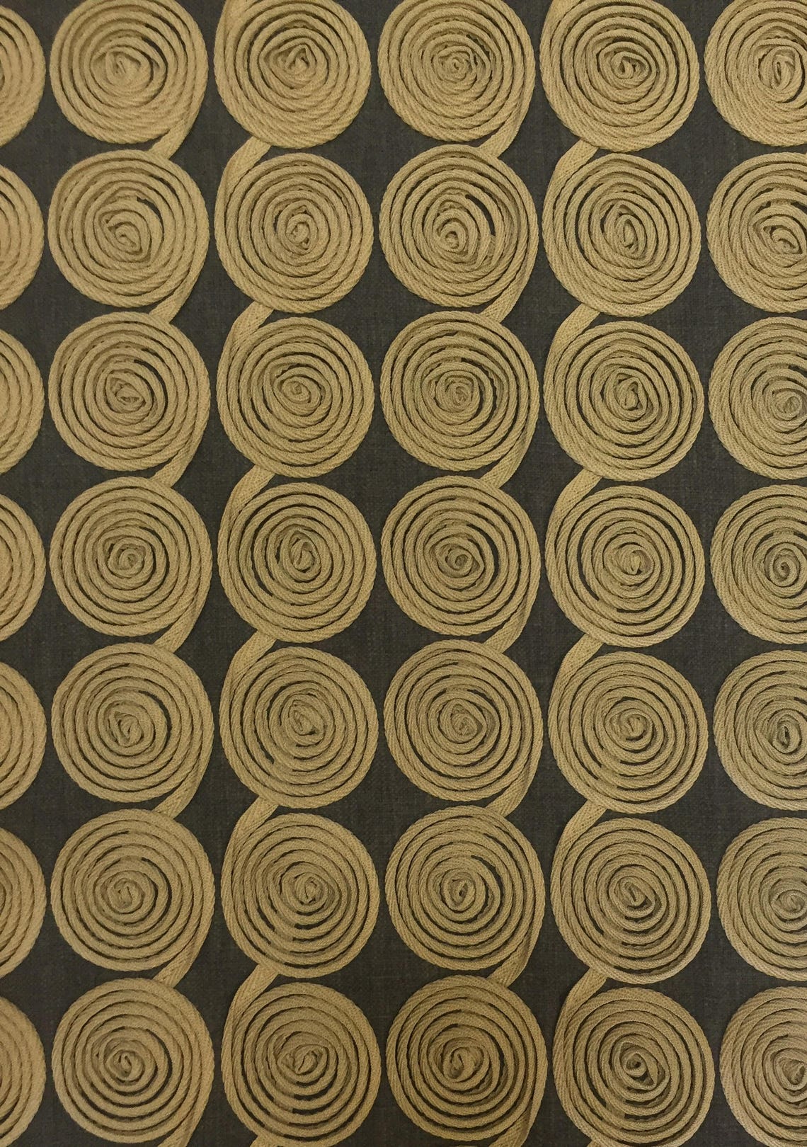Light Brown Textured Swirls - Radar Love - Upholstery Fabric by the ...