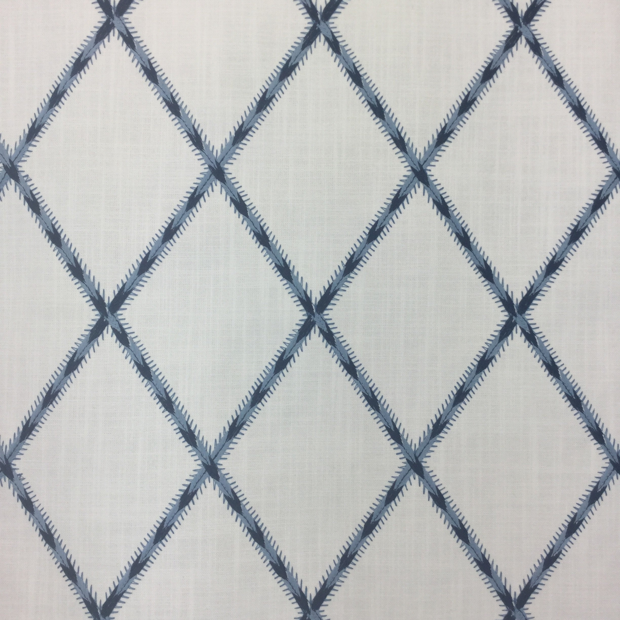 Blue And White Diamond Pattern