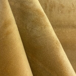 Butterscotch Velvet - Solid Neutral Velvet - Upholstery Velvet - Fabric ...