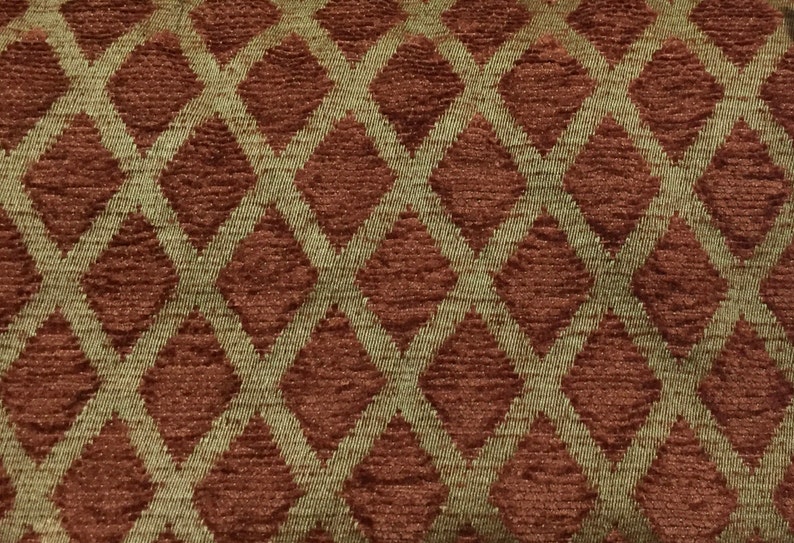 Orange Soft Textured Diamond - Upholstery Fabric by the Yard - Etsy