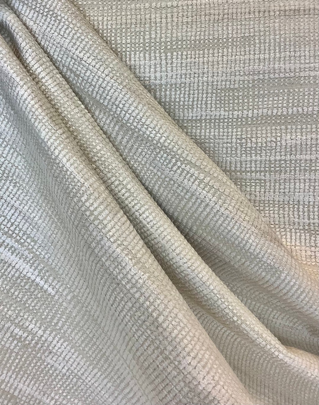 Valora Ivory - Textured Fabric - Tone on Tone - Iridescent Ivory ...
