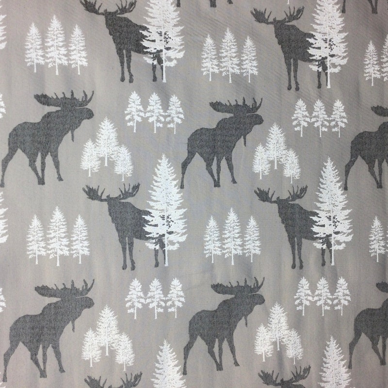 Moose Fabric - Etsy