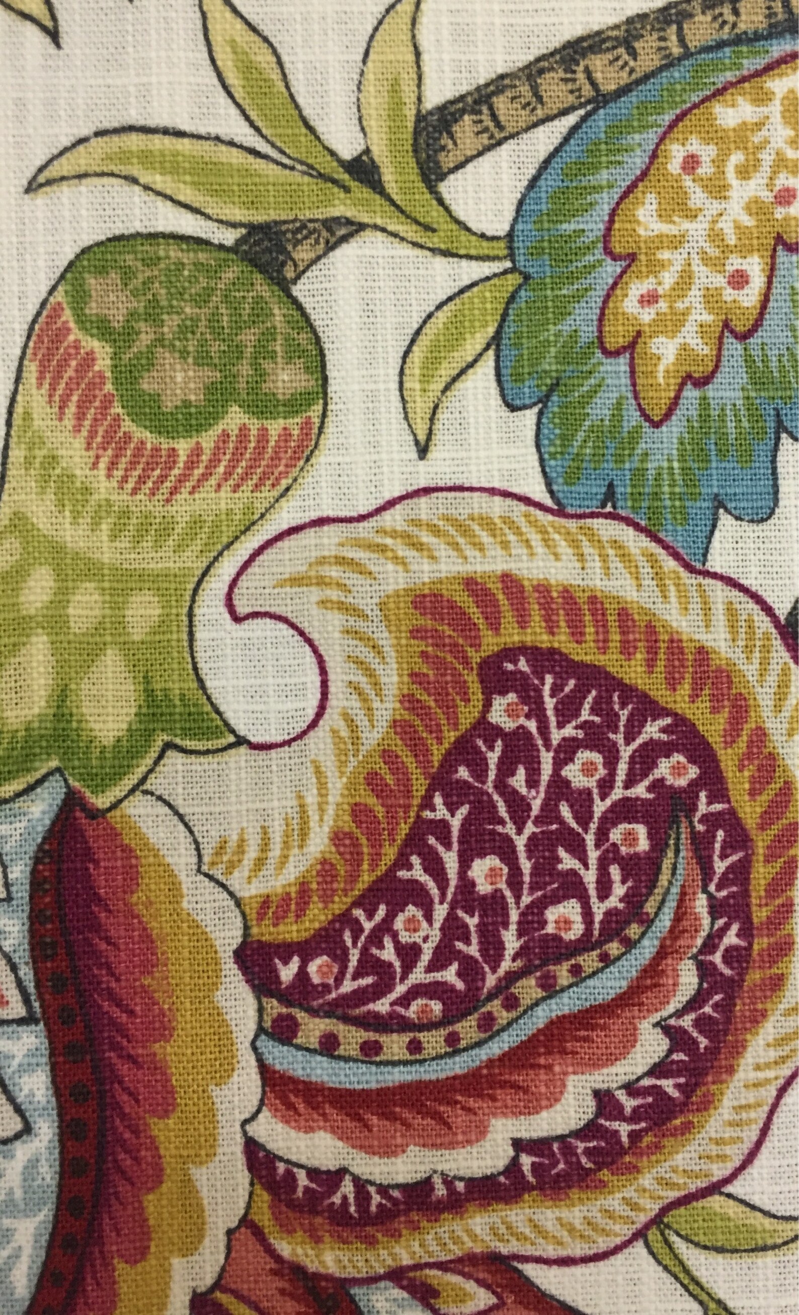 Vibrant Multicolor Floral Upholstery Fabric by the Yard - Etsy