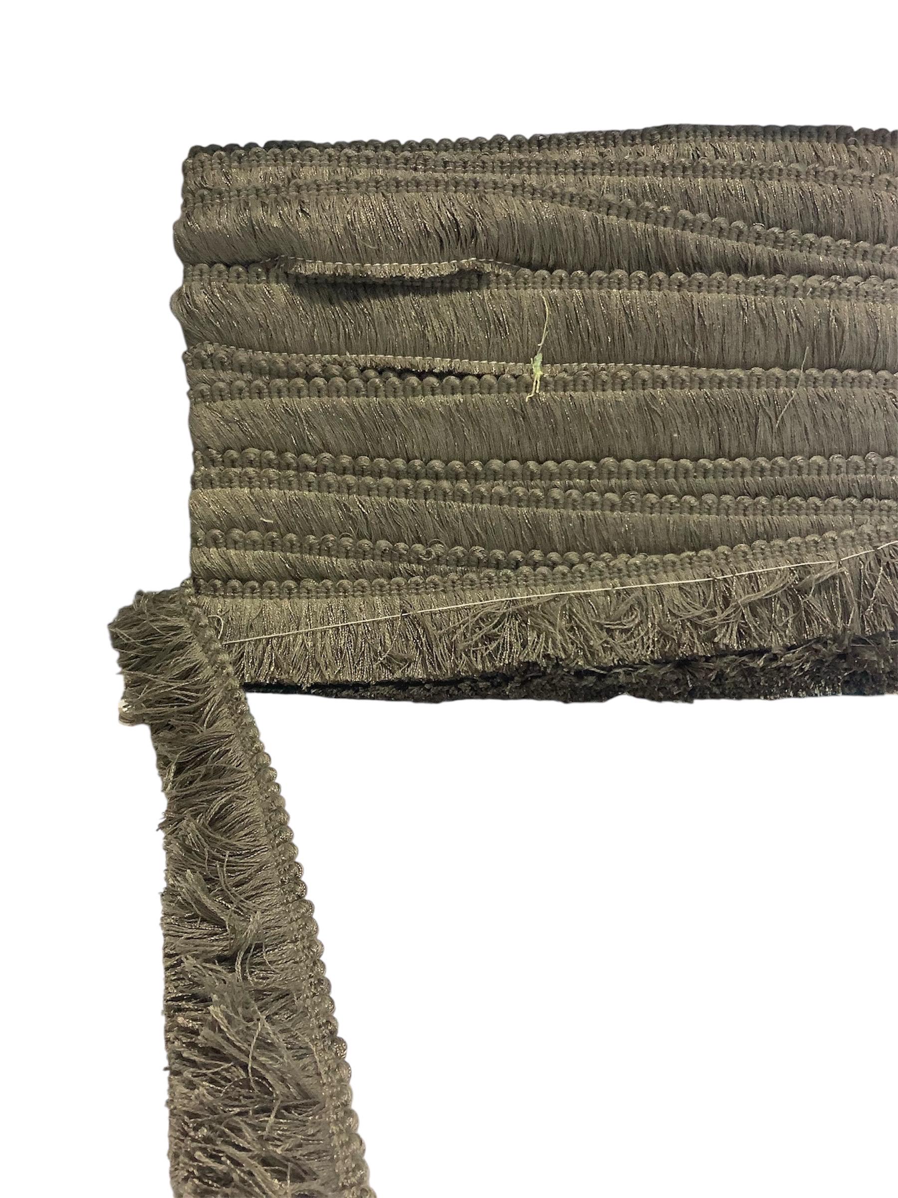 Cocoa Glimmer Brush Fringe - Trim by the Yard - Pillow Edging - Cushion ...