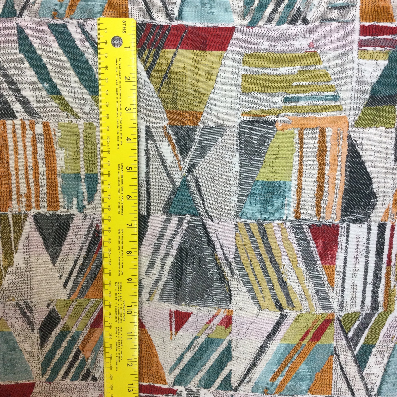 Fasttrack Multicolored Bold Woven Fabric Heavy Upholstery - Etsy