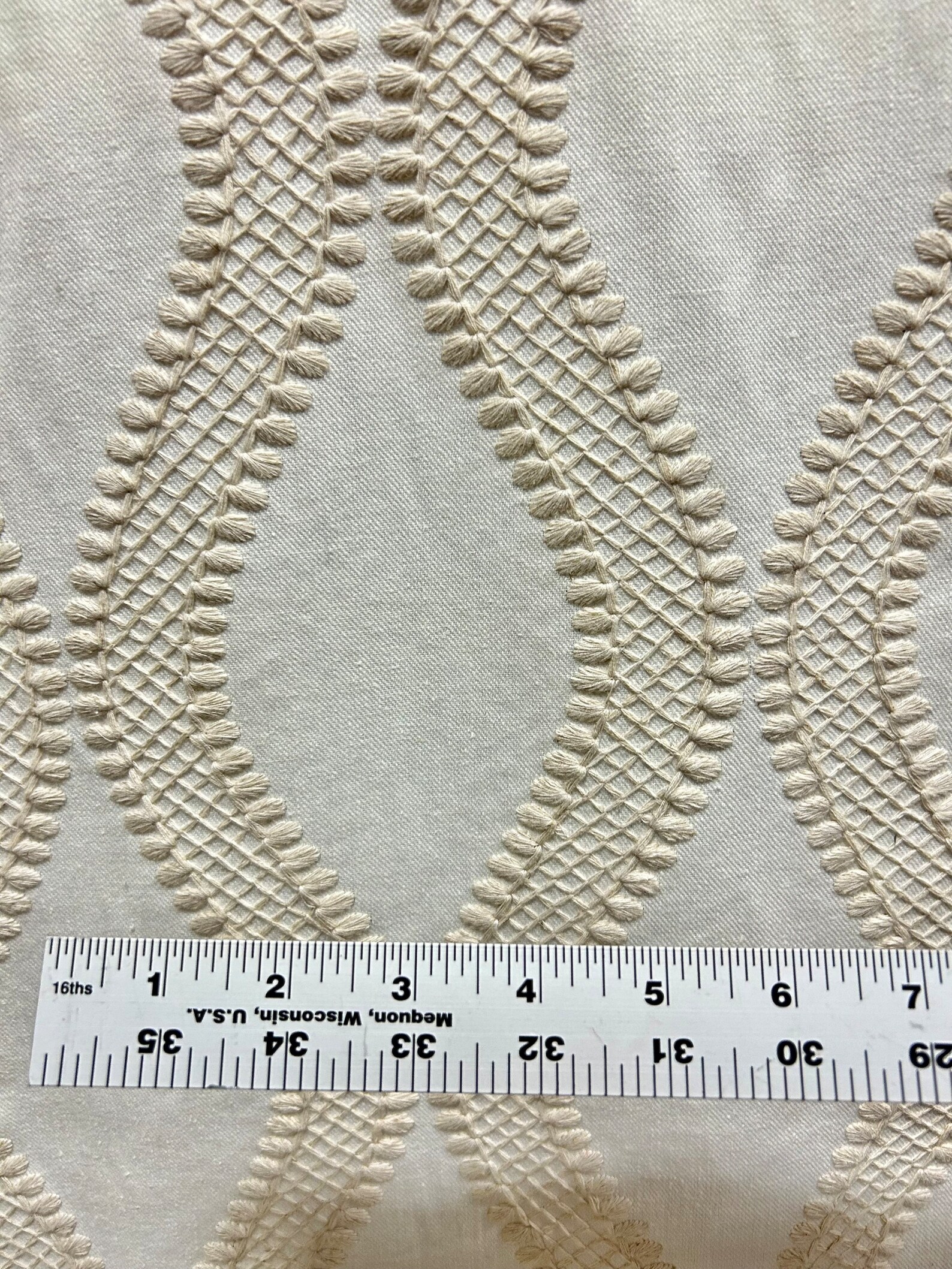 Cleo Ivory - Embroidery Fabric - Drapery Fabric - Fabric by the Yard - Etsy