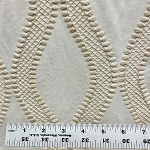 Cleo Ivory - Embroidery Fabric - Drapery Fabric - Fabric by the Yard - Etsy