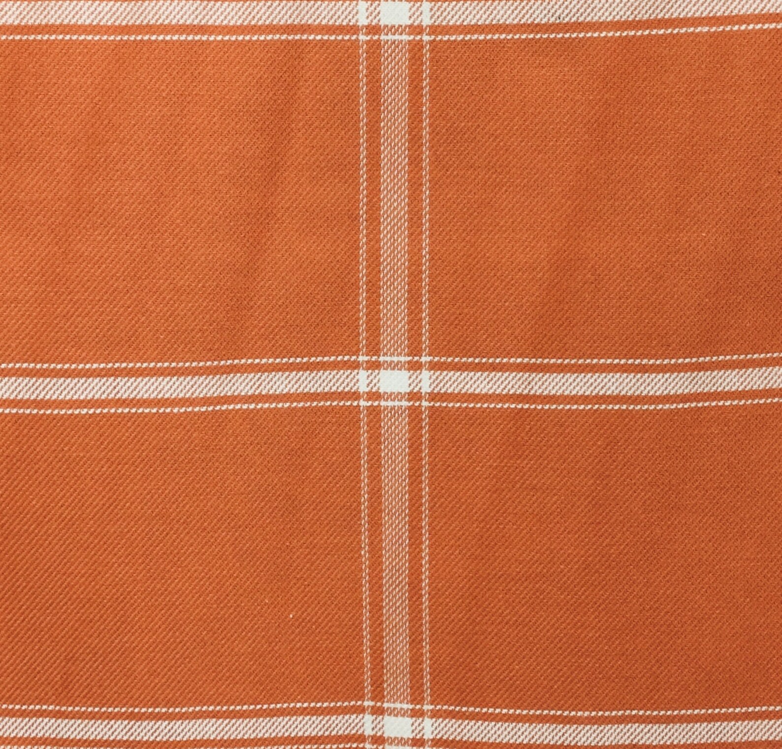 Pumpkin Plaid - Orange - Check - Upholstery Fabric - Fall Table Runner ...