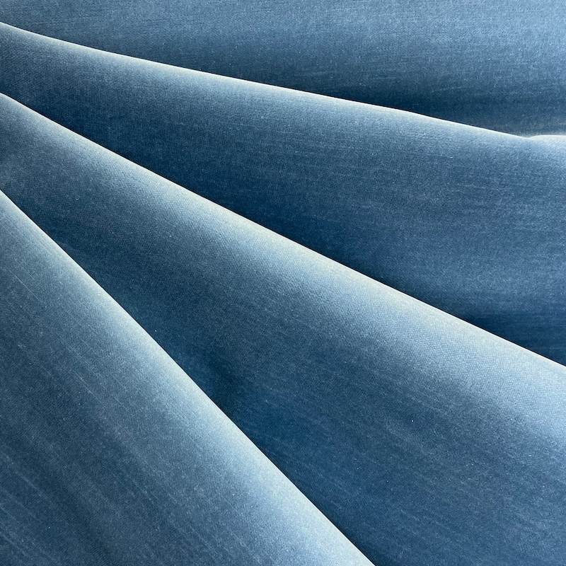 Blue Velvet Fabric - Etsy