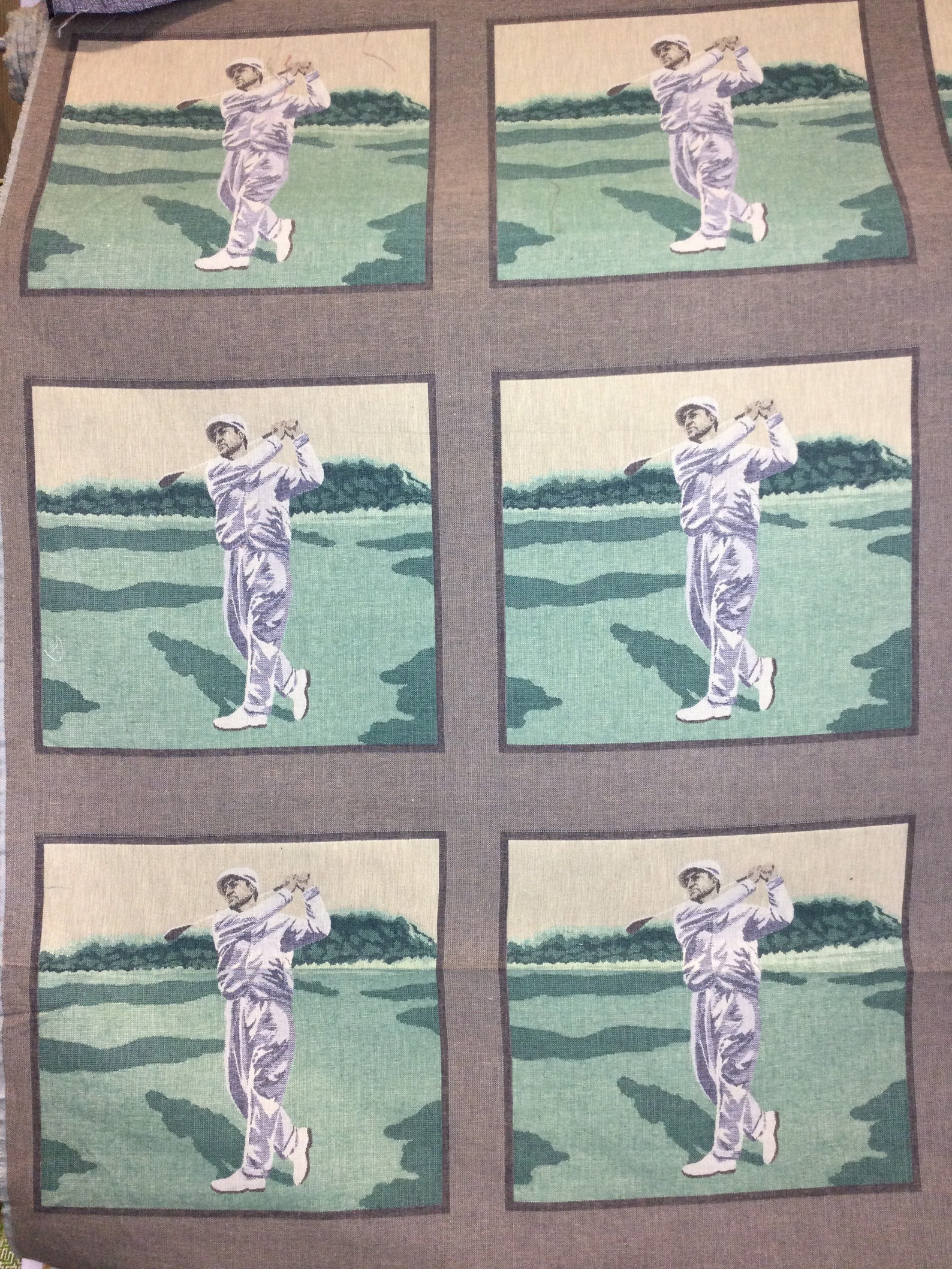 Golf Pillow Pattern Gift for a Golfer Office Decor | Etsy