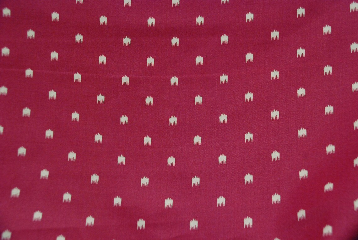 Raspberry Dots Fabric Upholstery Fabric by the Yard - Etsy