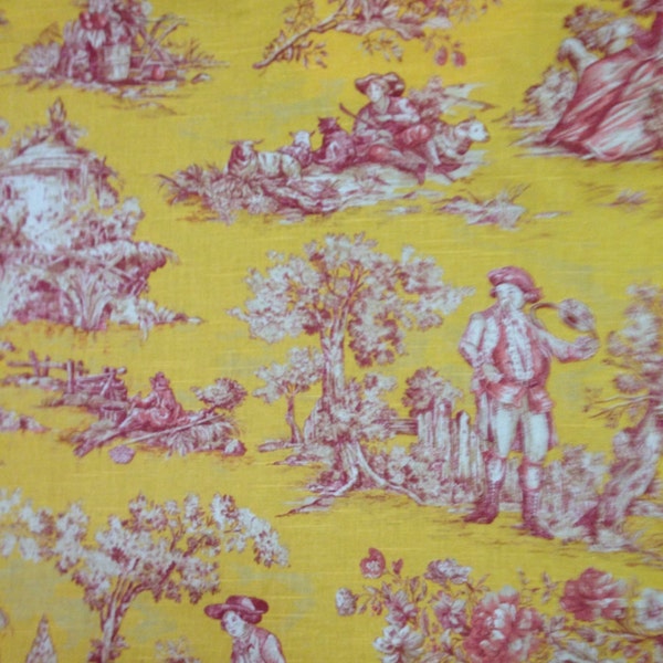 Toile Fabric by the Yard - Etsy