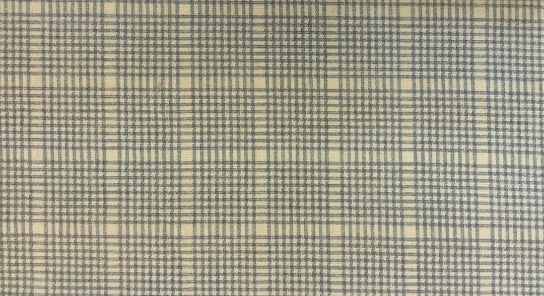 Soft Blue Plaid - Upholstery Fabric by the Yard - Etsy