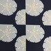 Blue Sand Dollar - Navy and Ocean Blue - Outdoor Pillow Pattern Fabric ...