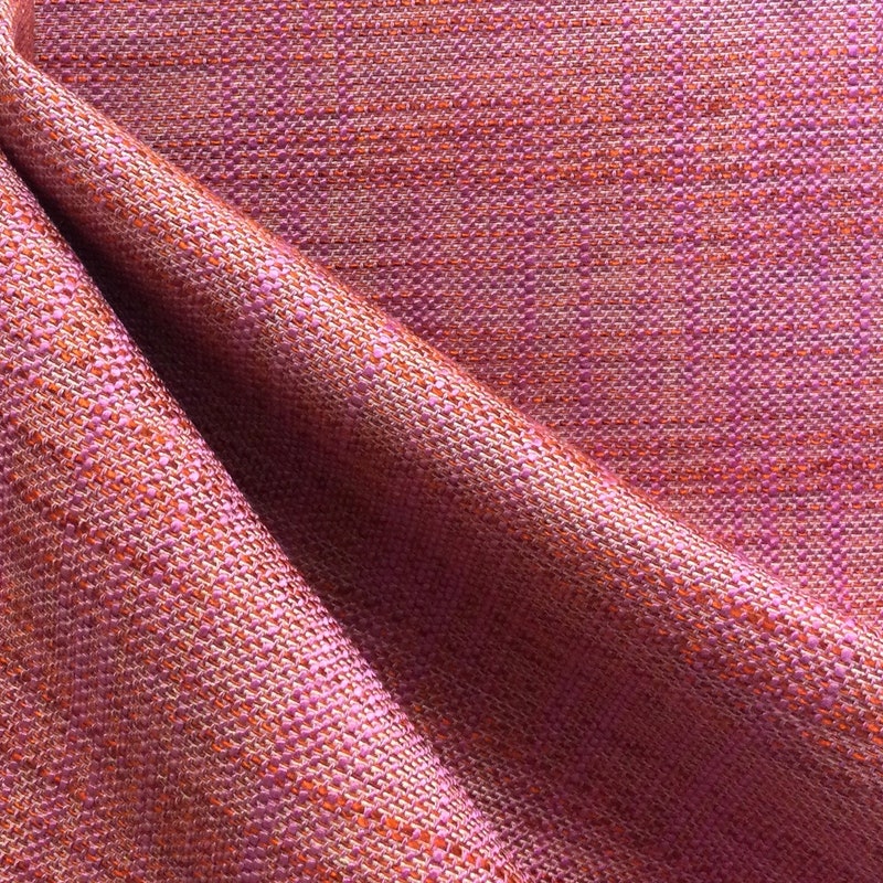 Orange Pink Fabric - Etsy