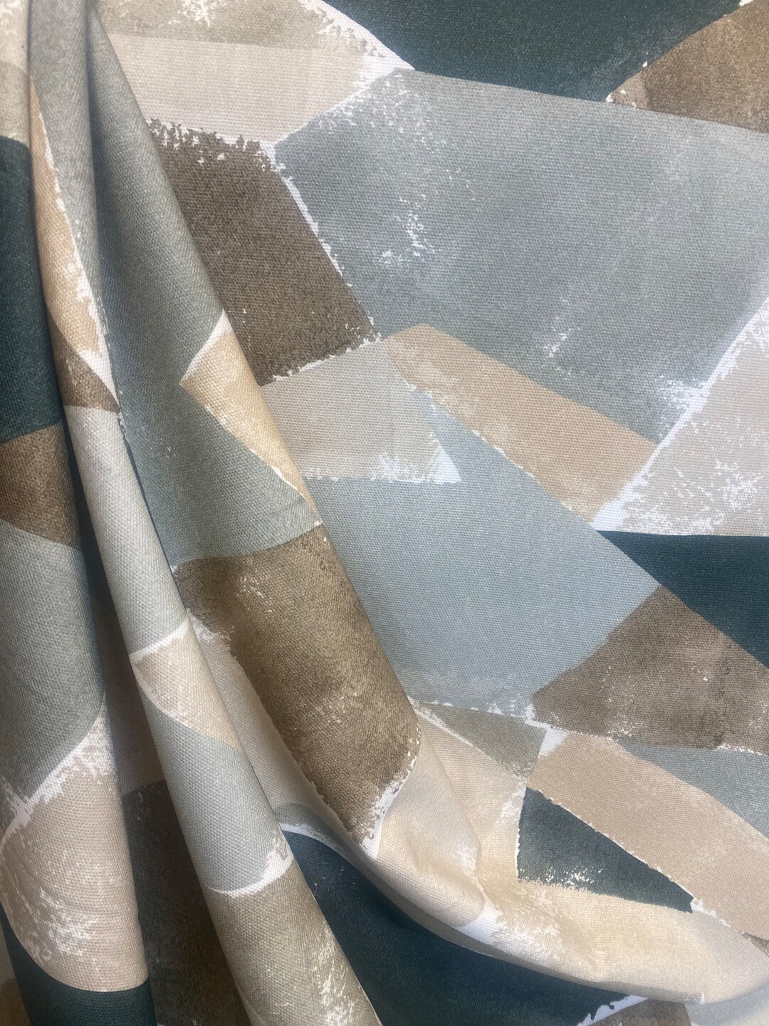 Earth Tone Wonder Geo - Neutral Geometric Upholstery Fabric - Earth ...