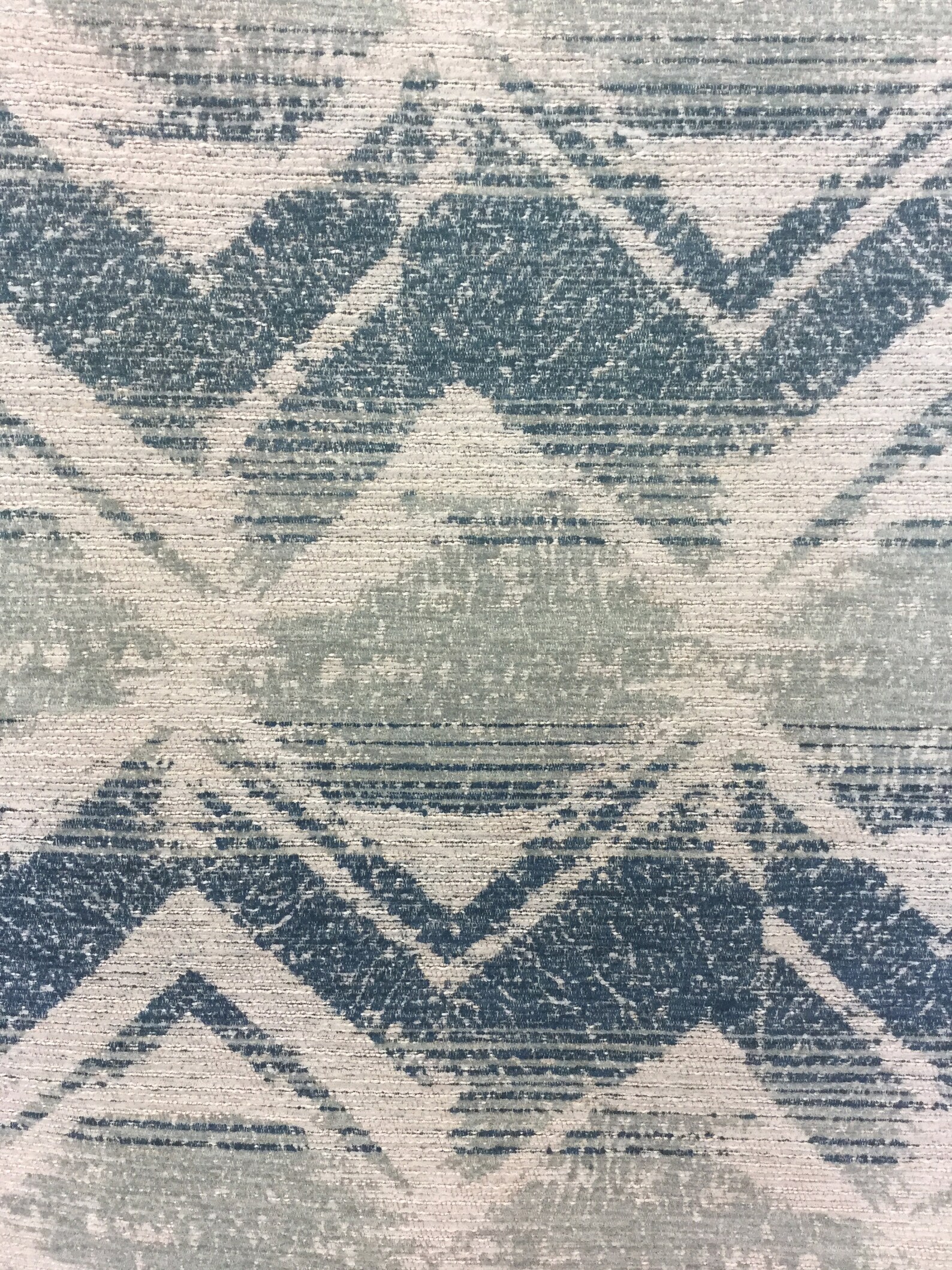 Distressed Abstract Blue Fabric by the Yard Upholstery - Etsy