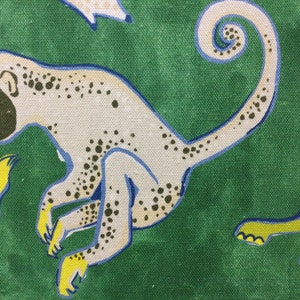 Hullabaloo Green - Modern Menagerie - Playful Pattern - Novelty Fabric ...