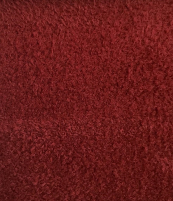Solid Red Soft Fabric Upholstery Fabric by the Yard | Etsy
