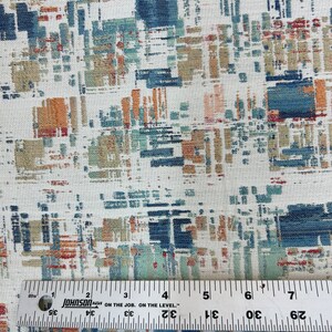 Geometric Lake - Earth Tone - Upholstery Fabric - Pillow Fabric ...
