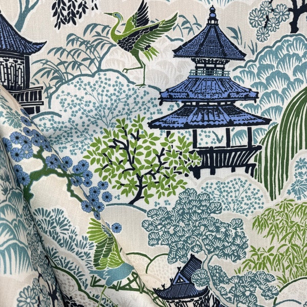Oriental Drapery Fabric - Etsy